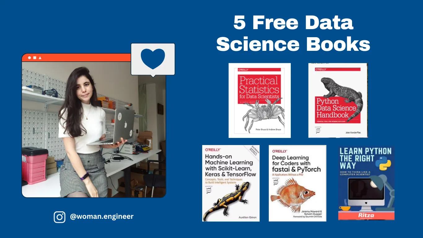 5 Free Data Science Books for Beginners - Woman Engineer